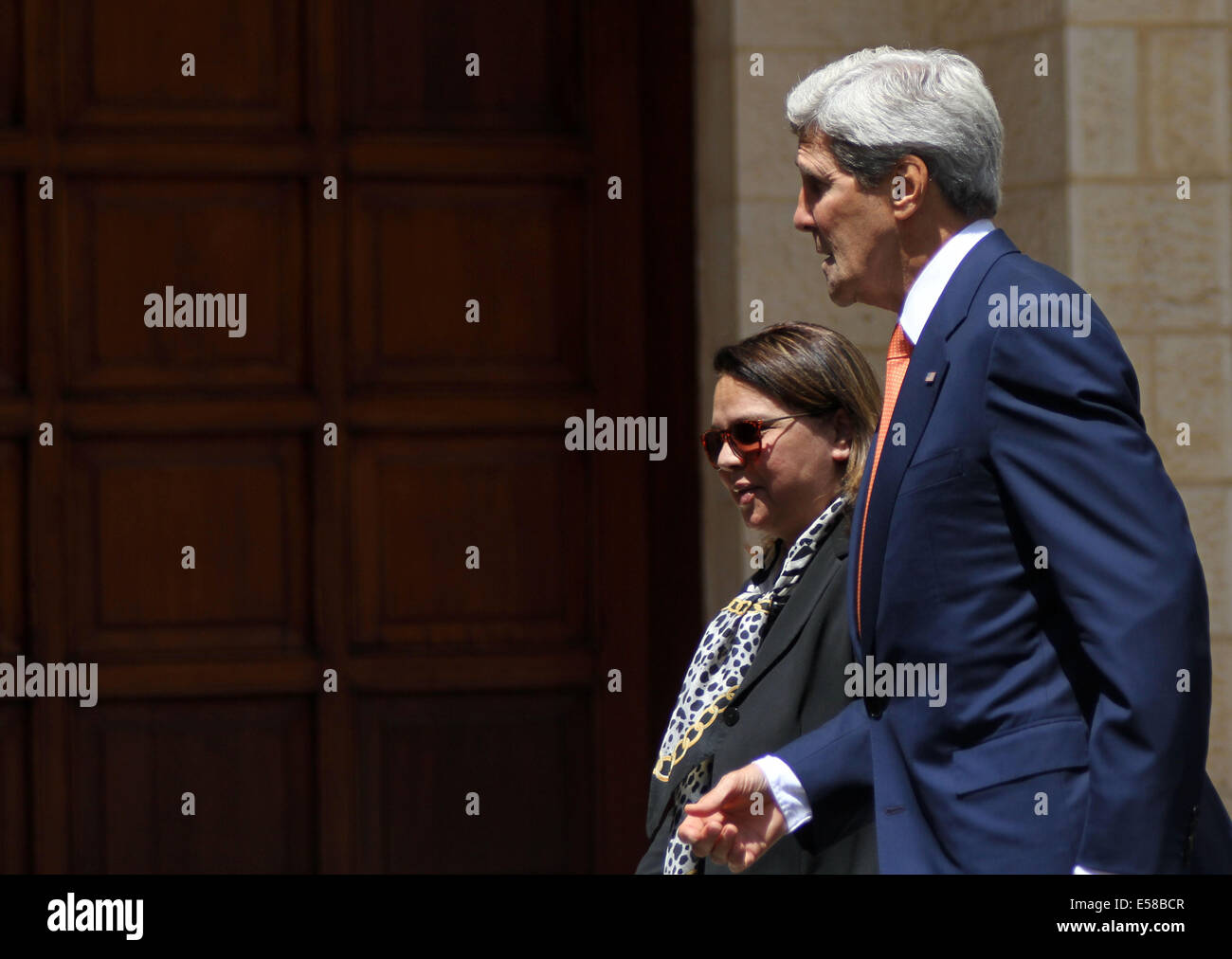 Ramallah, West Bank, Palestinian Territory. 24th July, 2014. U.S ...