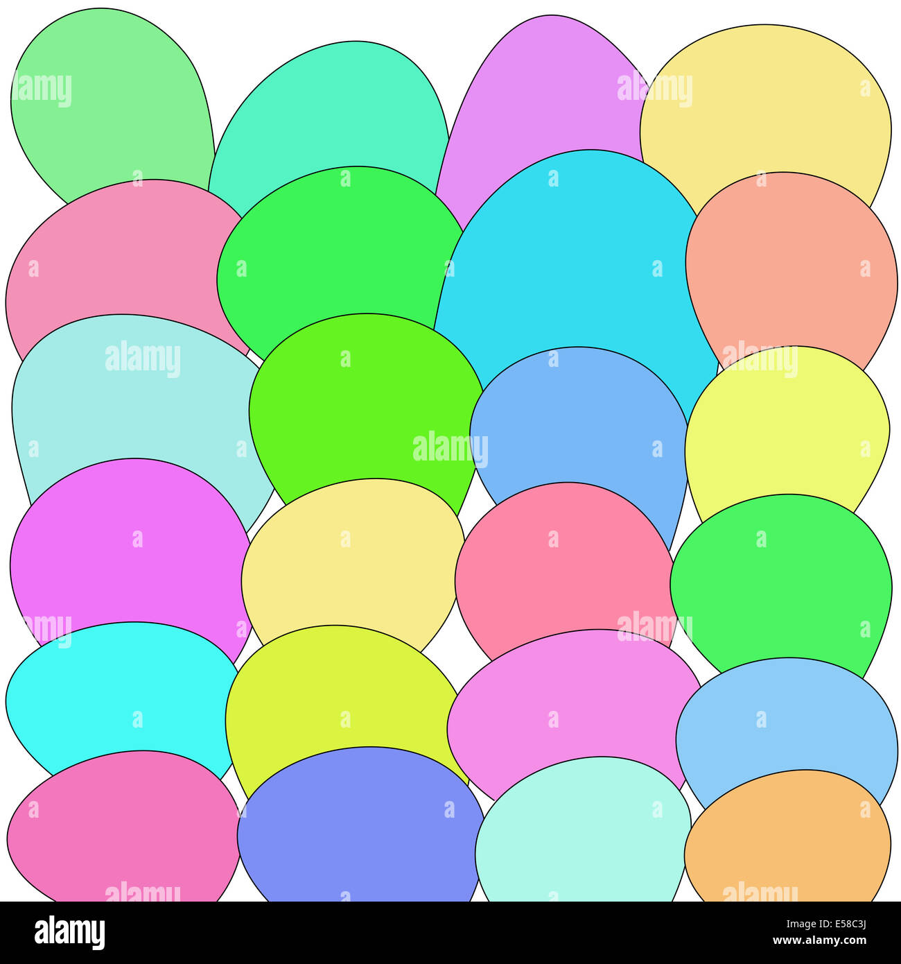 colorful cycle on a white background Stock Photo - Alamy