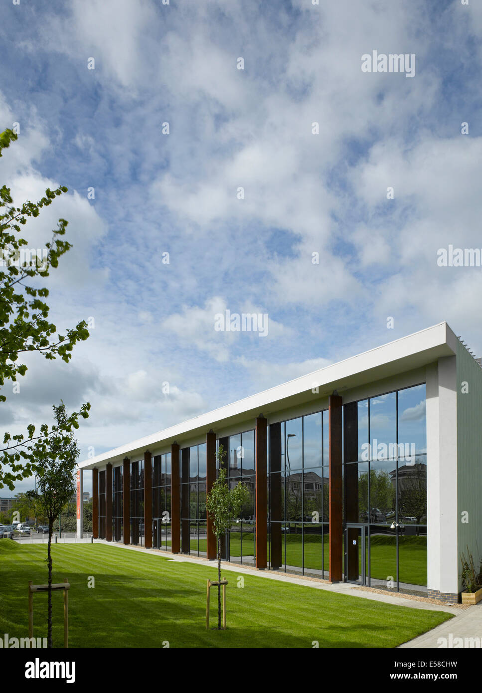 Exterior facade of Kent Library and History Centre, Maidstone Stock ...