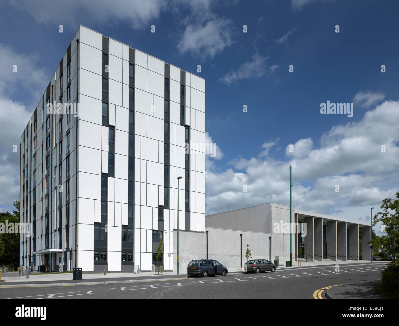 Exterior facade of Kent Library and History Centre, Maidstone Stock ...