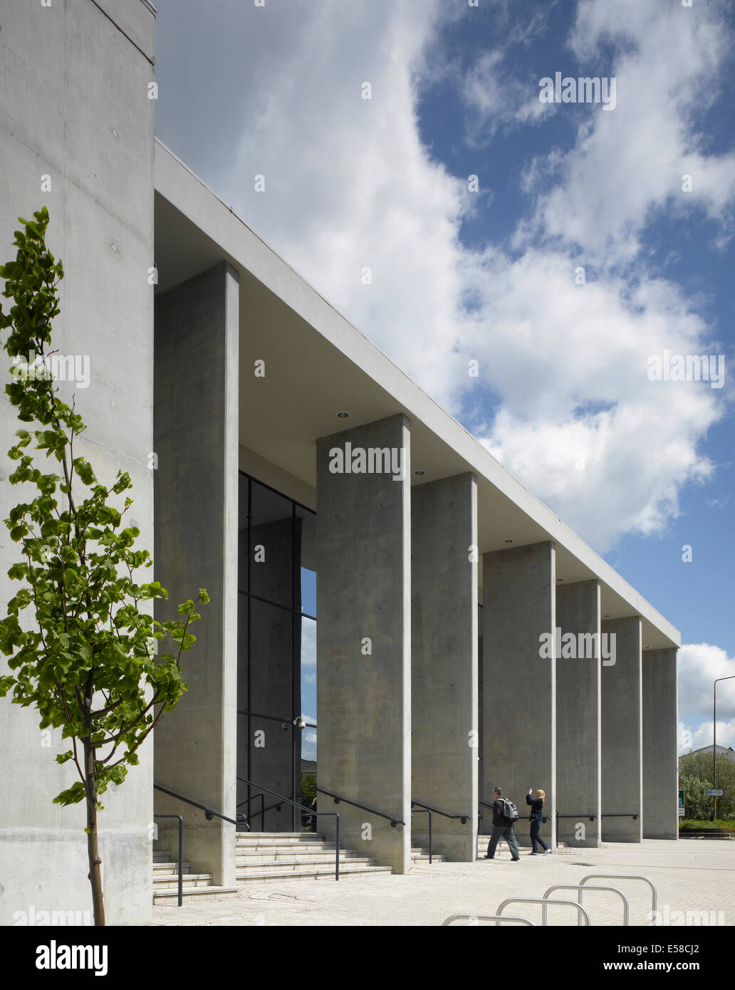 Exterior facade of Kent Library and History Centre, Maidstone Stock ...