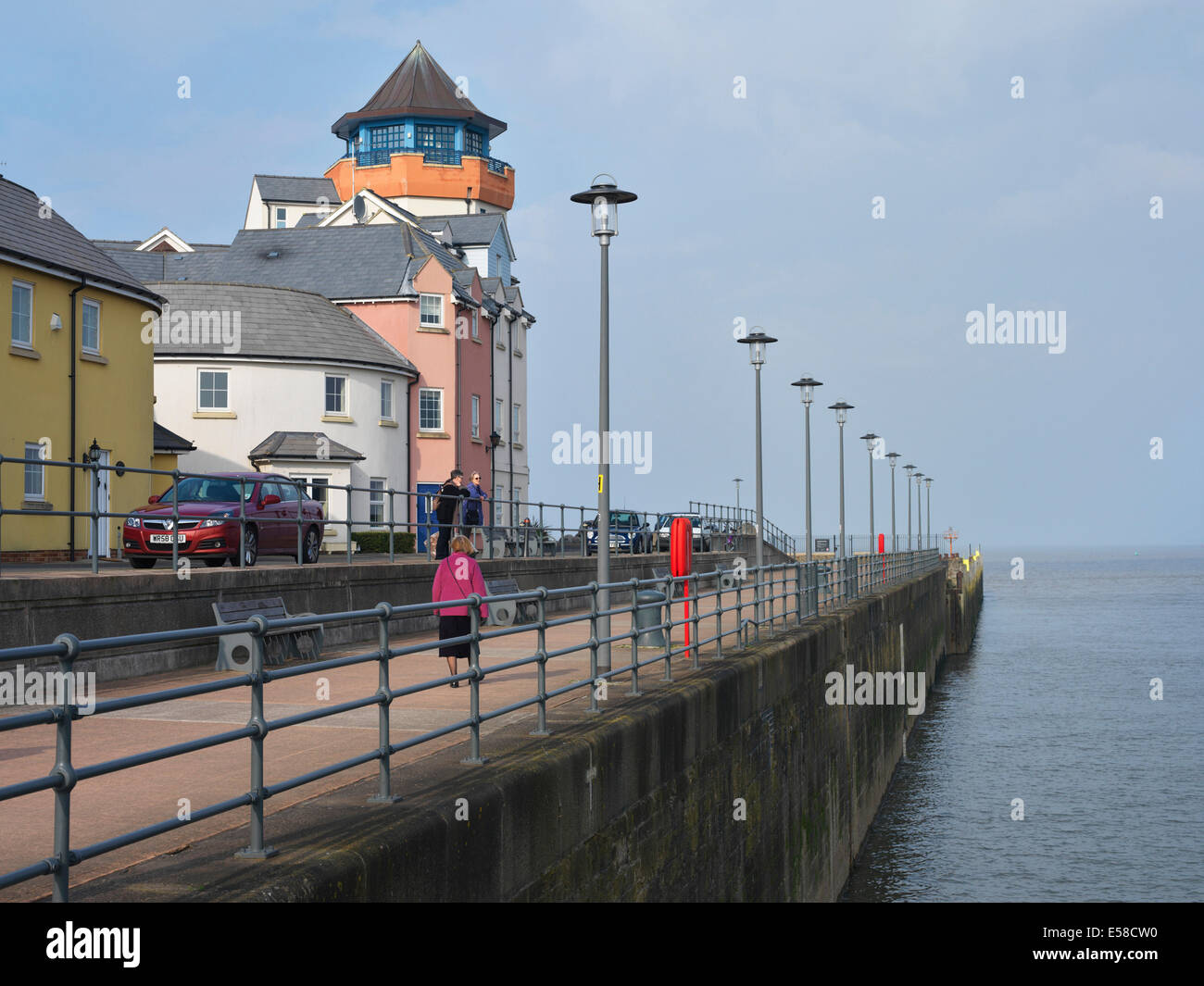 Harbour lighthouse in Portishead, Bristol, UK Stock Photo - Alamy