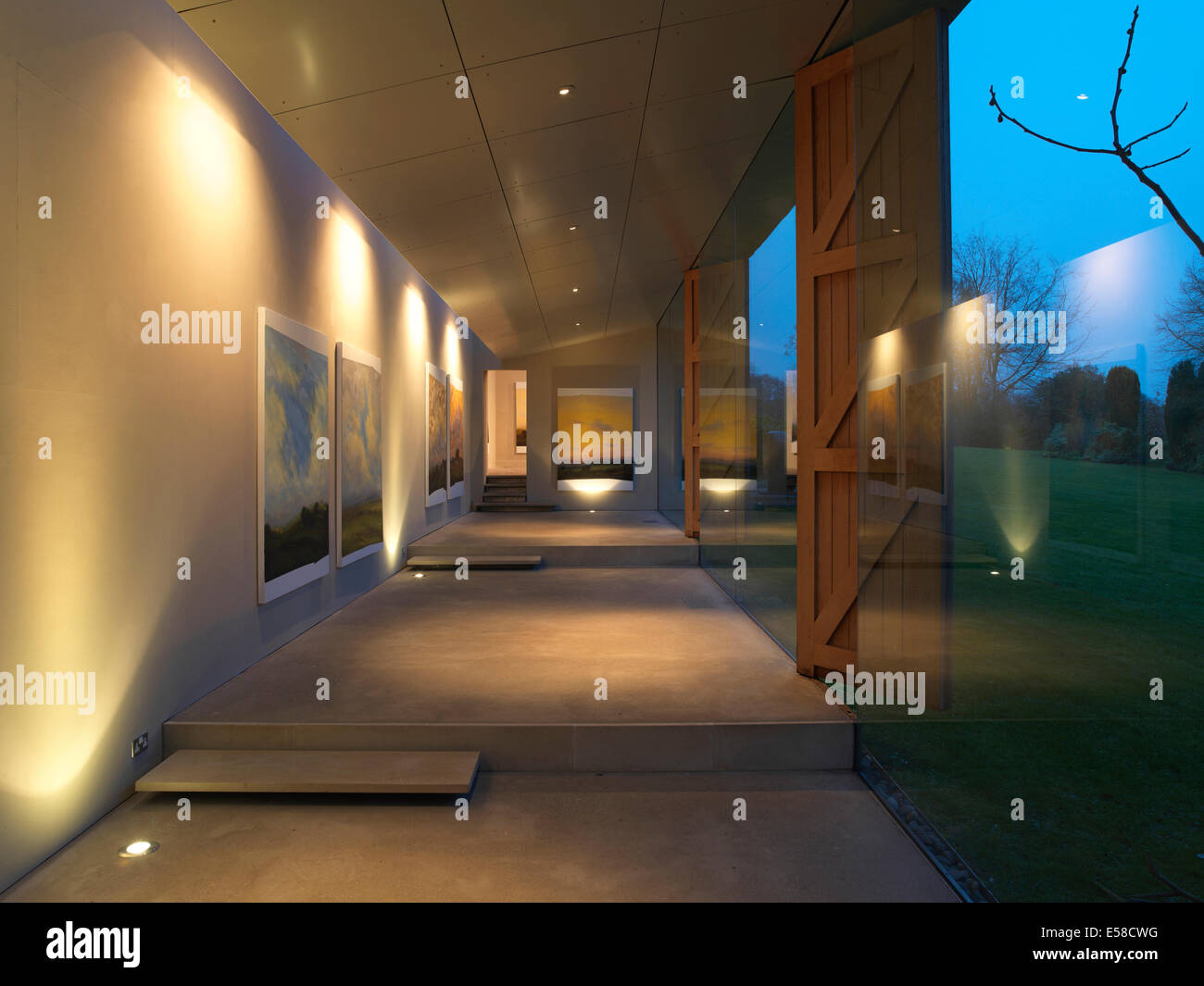 Roche Court New Art Centre Wiltshire. Commissioned when Madeleine ...