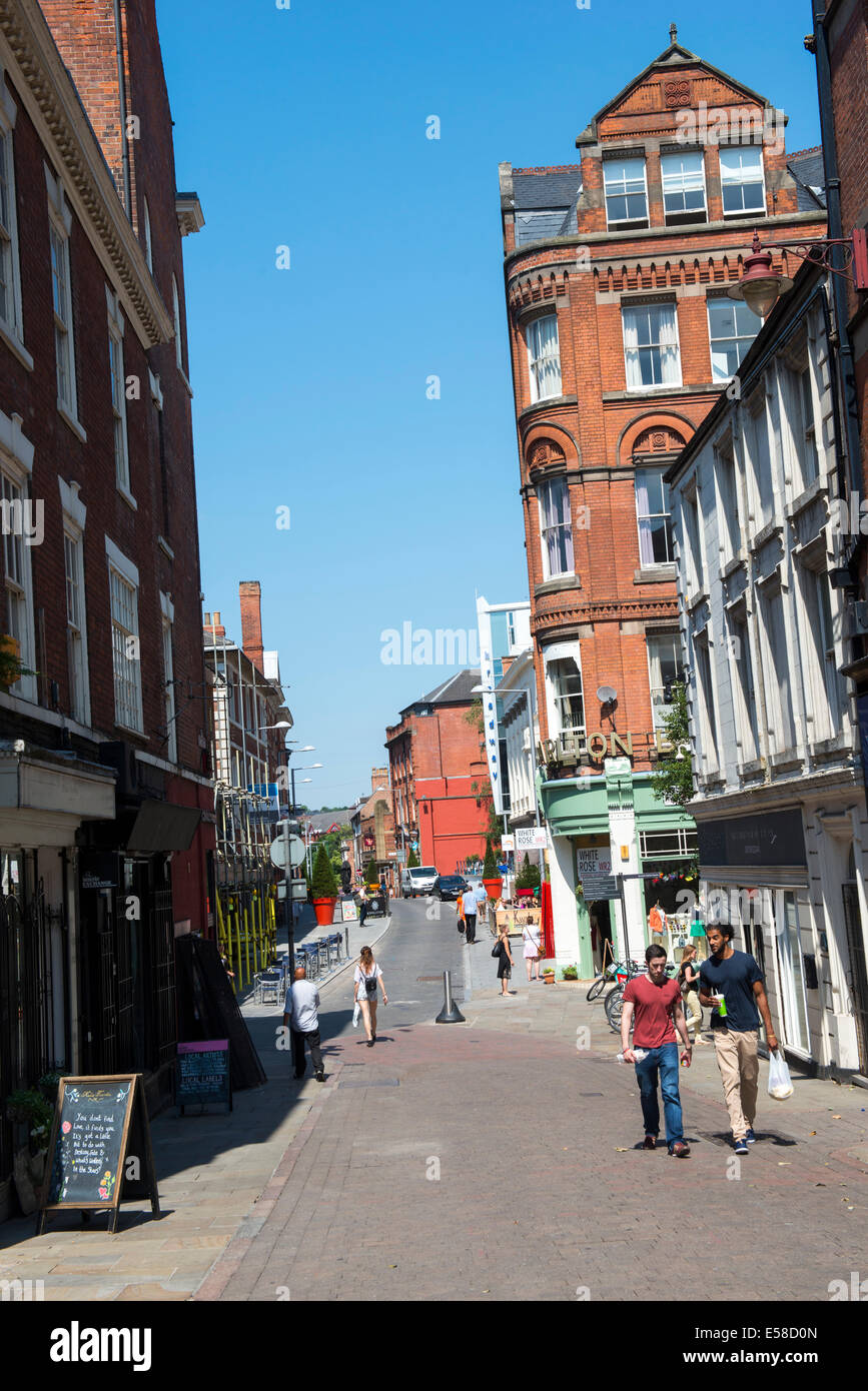 THe Hockley area of Nottingham City, England UK Stock Photo - Alamy