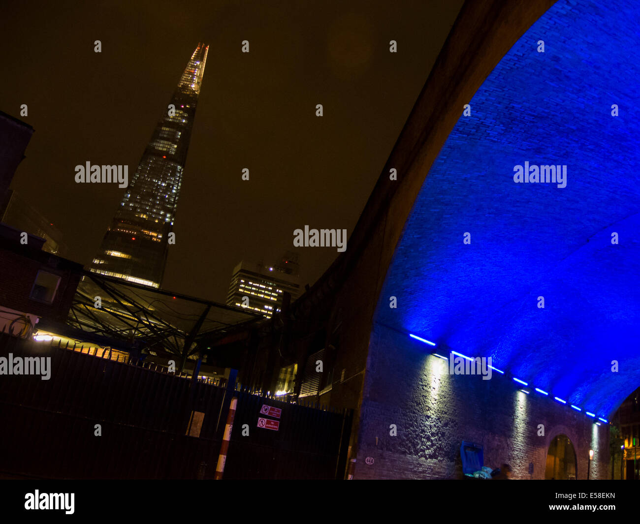 The Shard at night Stock Photo - Alamy