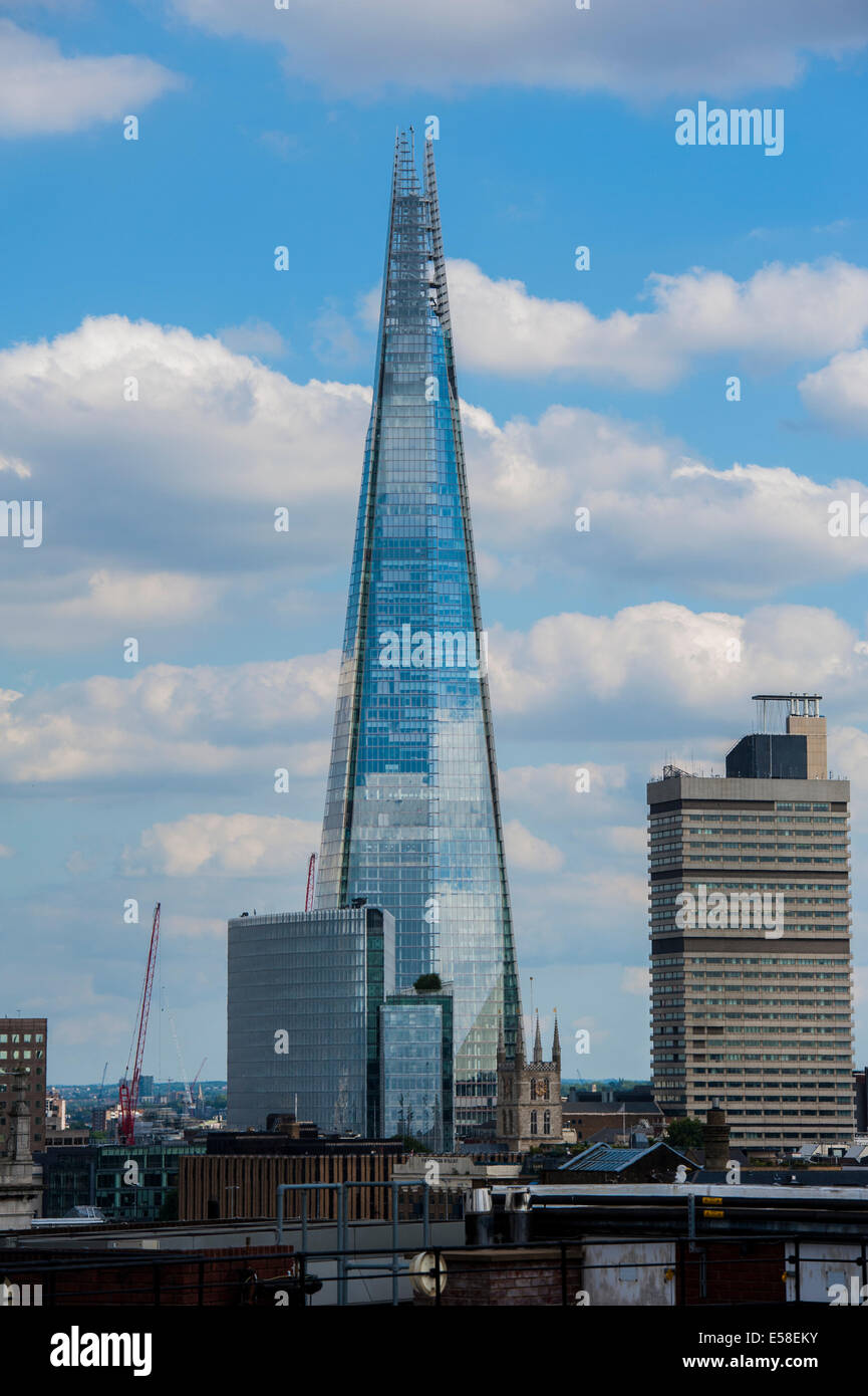 The Shard from the Terrace of the Grange Hotel Stock Photo - Alamy