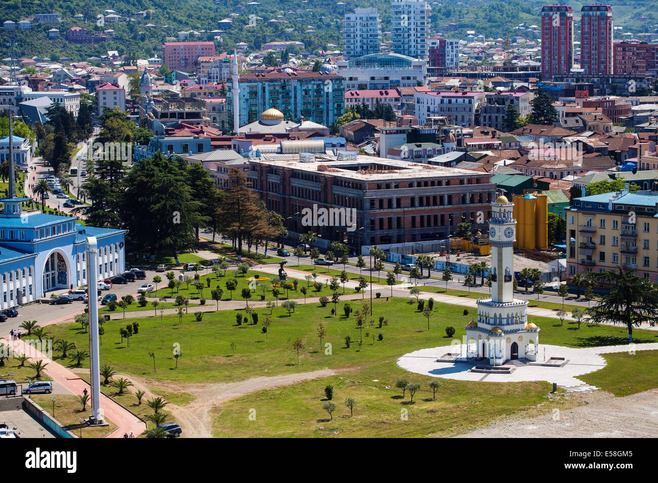 Aerial view on Batumi, Georgia Stock Photo - Alamy