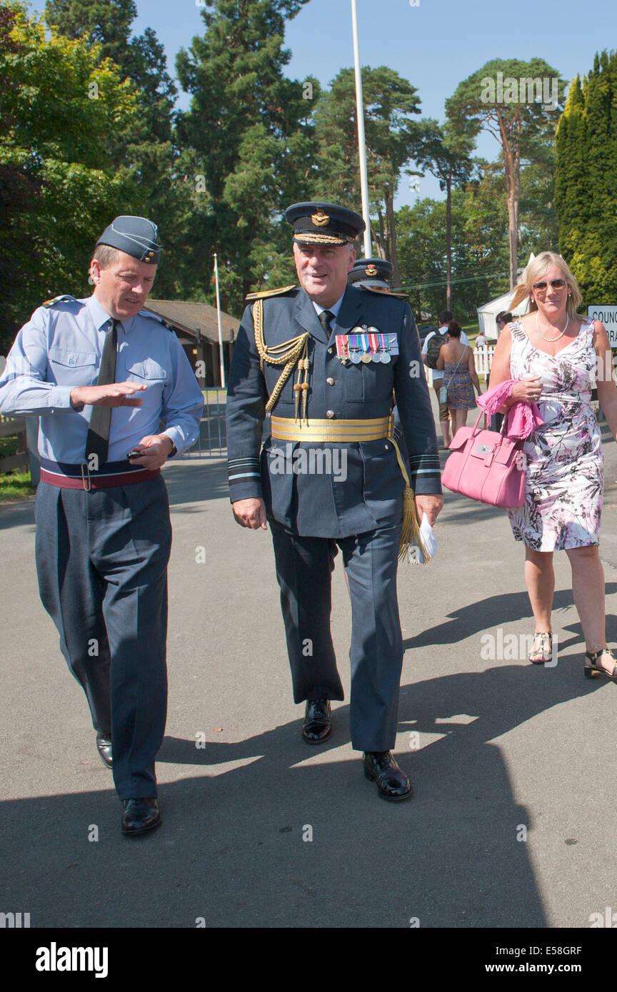 Llanelwedd, UK. 23rd July 2014. Air Marshall Barry (Baz) Mark North ...