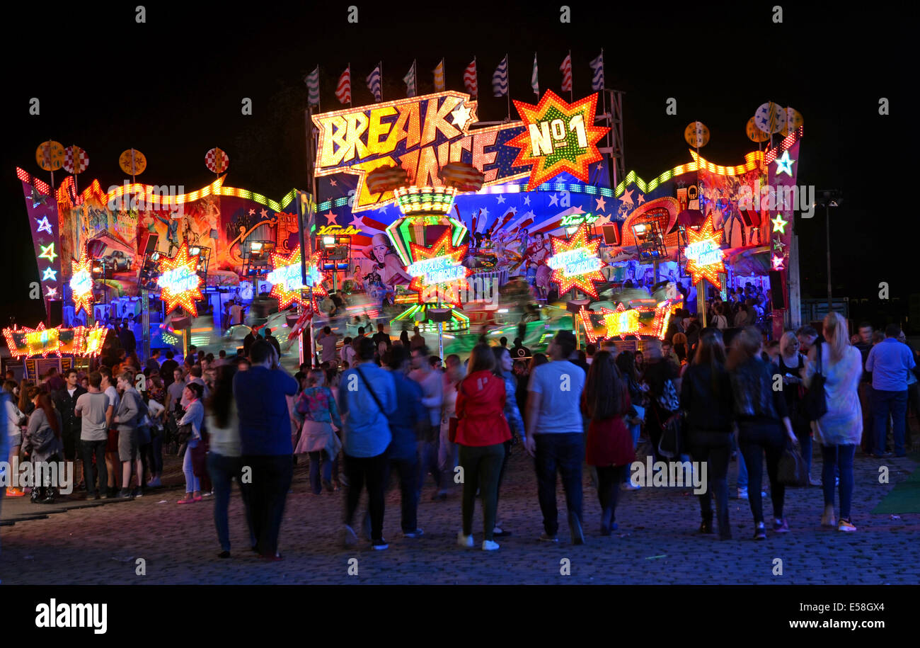 The Rhine Fair in Dusseldorf - Germany - takes place from 11 July to 20 ...