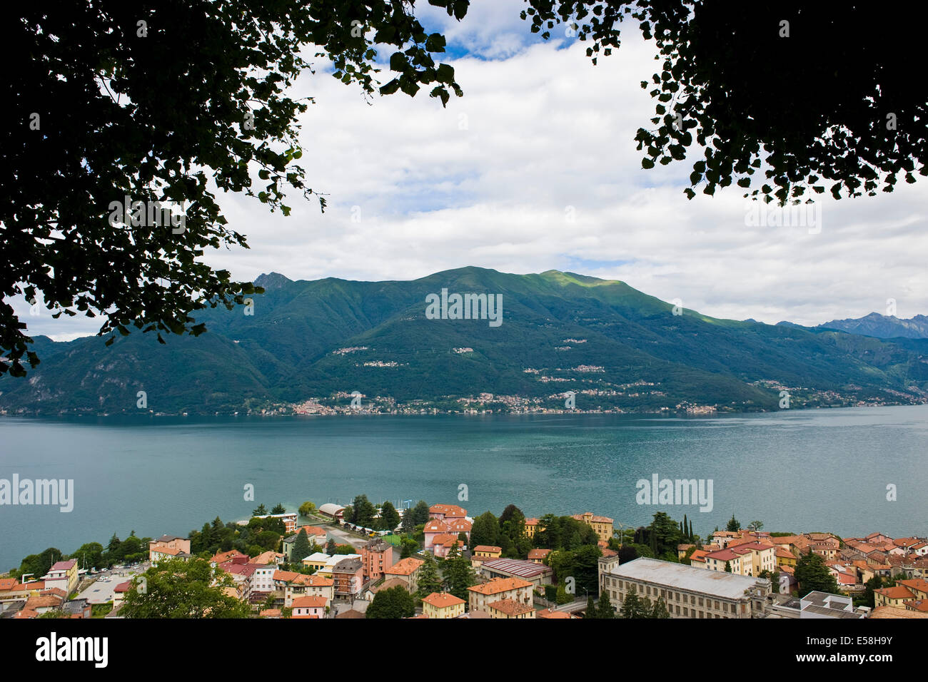 Italy, Lombardy, Como lake, lecco province, view from Dorio Stock Photo ...