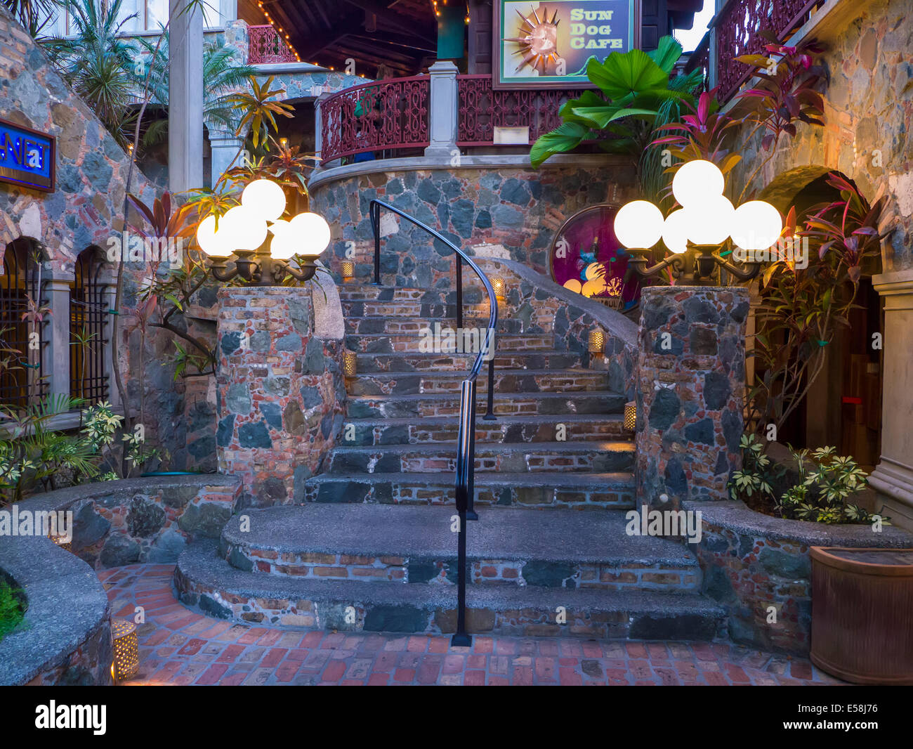 Mongoose Junction shopping & dining complex in Cruz Bay on the ...