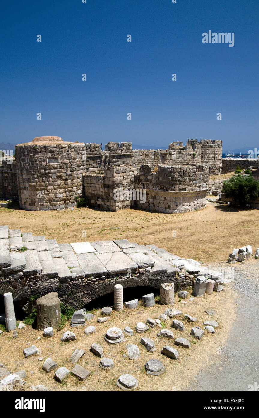 Castle of Neratzia built in the 14th Century by the Knights of Saint ...
