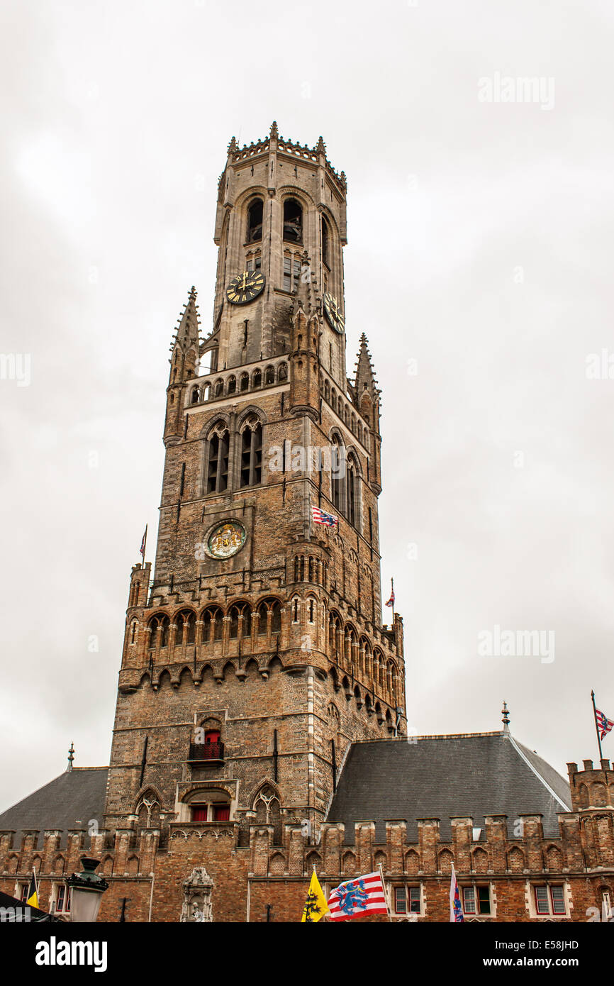 Old Church in Belgium Flanders City Bruges Stock Photo - Alamy
