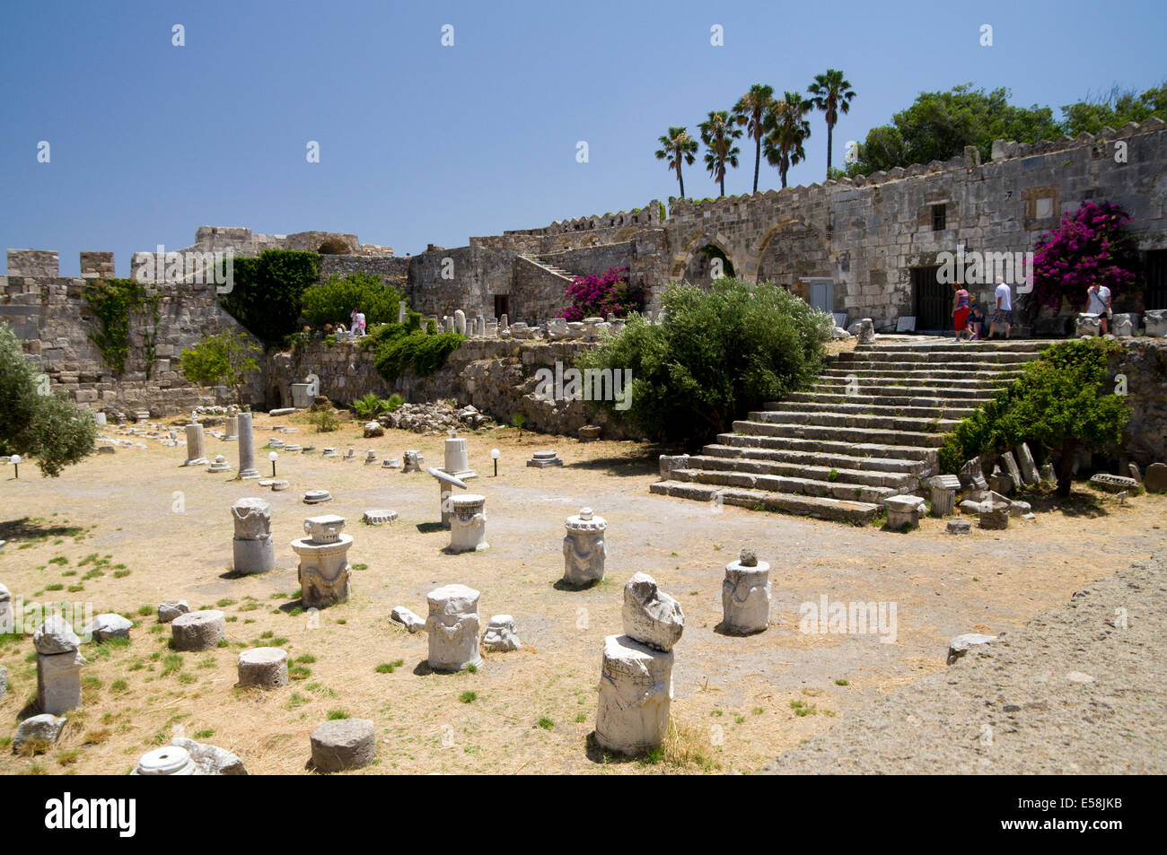 Castle of Neratzia built in the 14th Century by the Knights of Saint ...