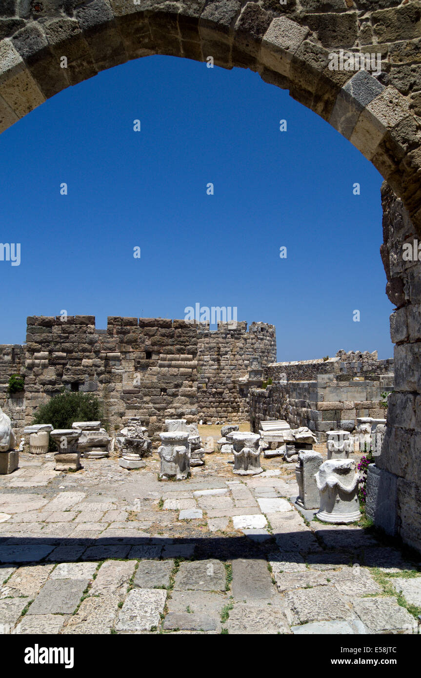 Castle of Neratzia built in the 14th Century by the Knights of Saint ...