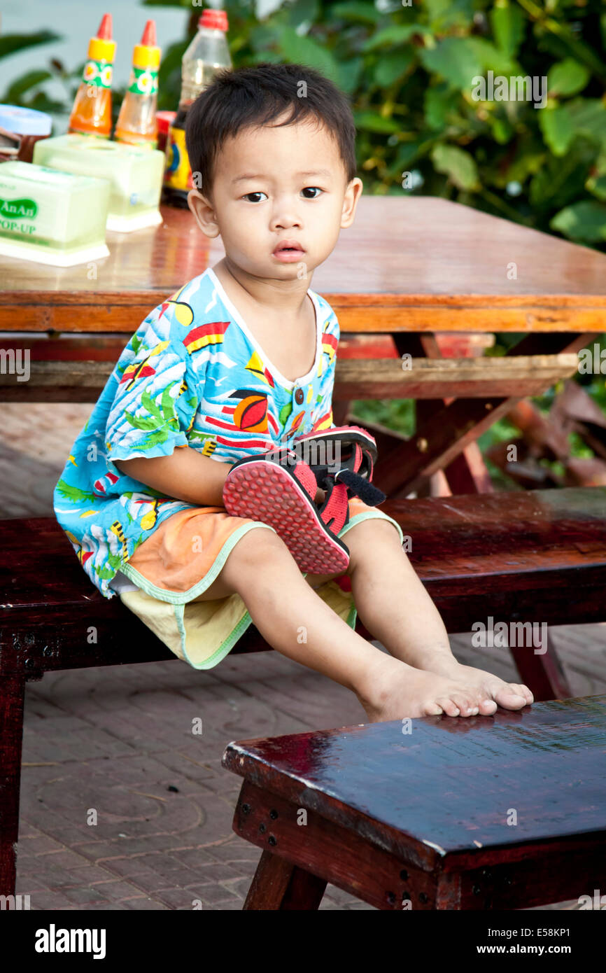 Little Vietnamese boy Stock Photo - Alamy