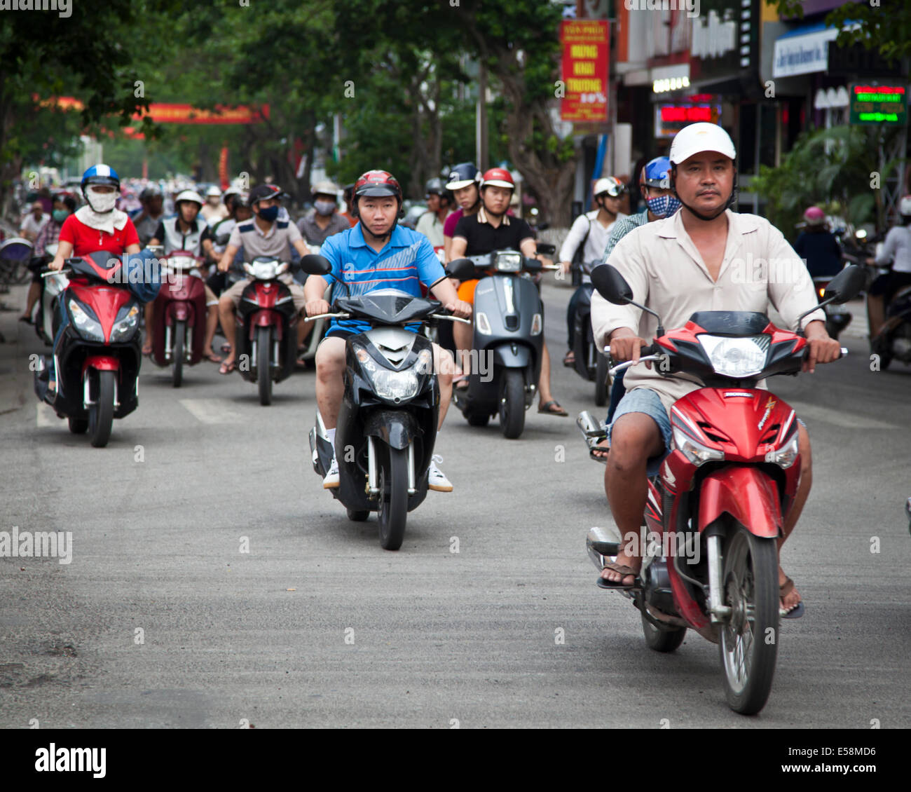 Motorcycles in traffic hi-res stock photography and images - Alamy