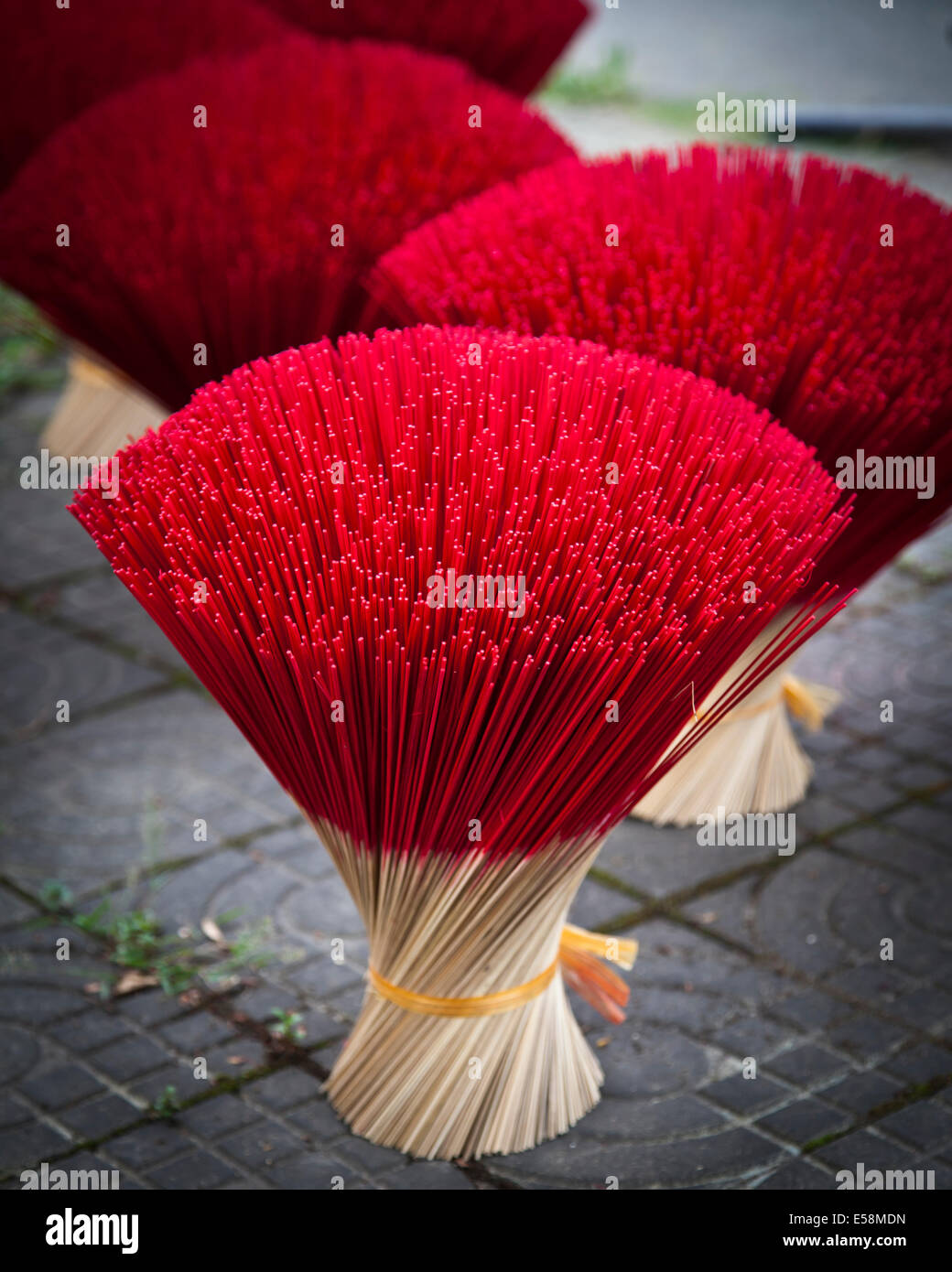 Incense Sticks in Vietnam Stock Photo - Alamy