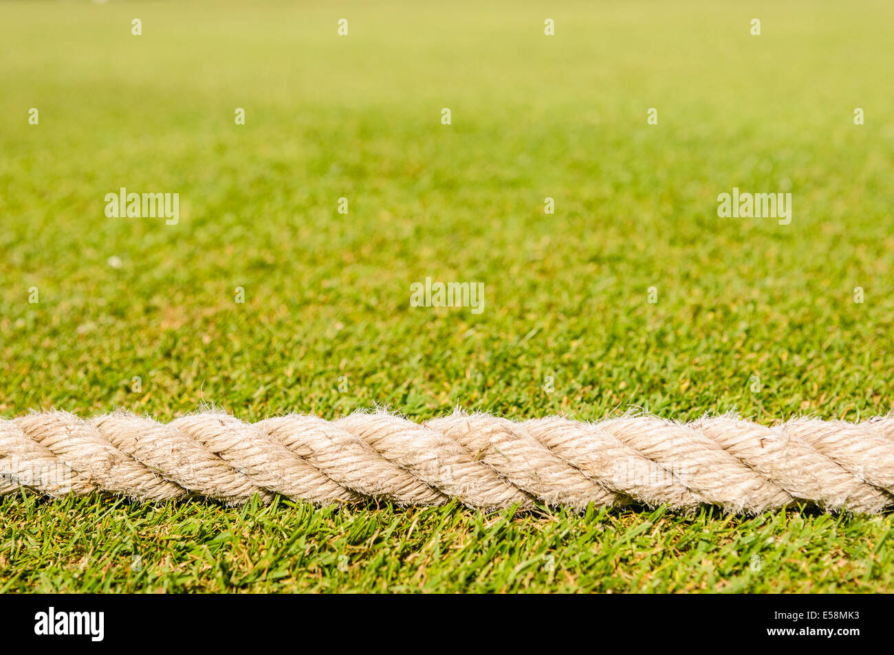 Cricket boundary rope hi-res stock photography and images - Alamy