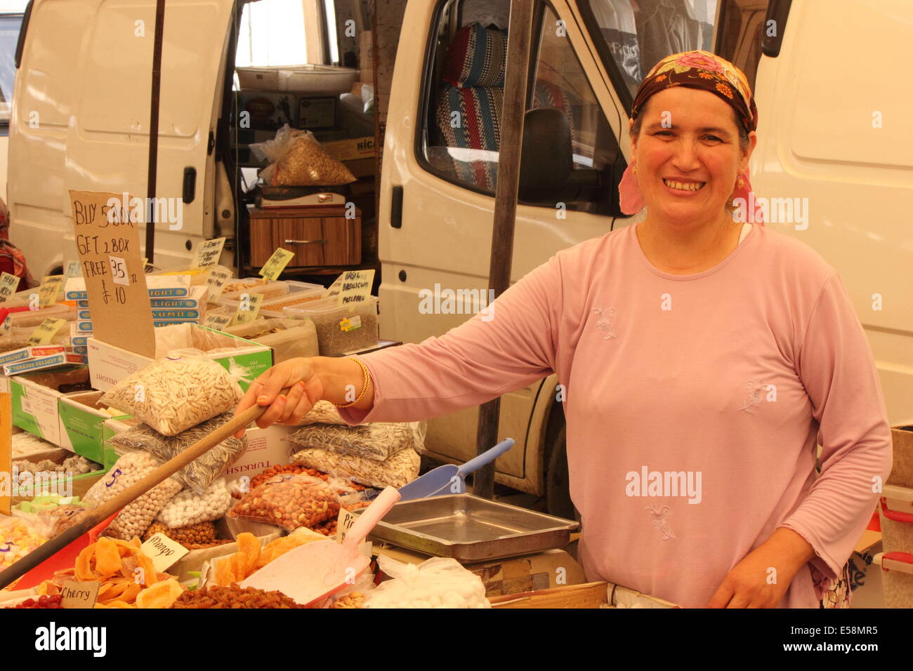 Fresh fruit and vegetable produce for sale at a local market in Calis ...