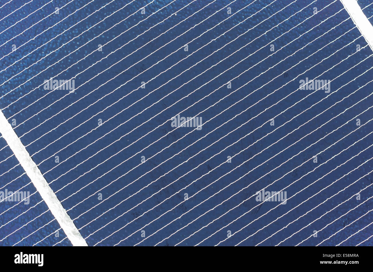 photovoltaic solar cells panel detail - top view Stock Photo - Alamy