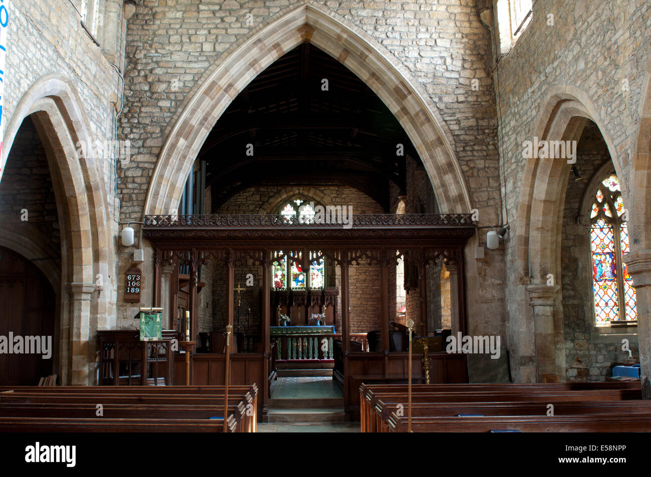 All Saints Church, West Haddon, Northamptonshire, England, UK Stock ...