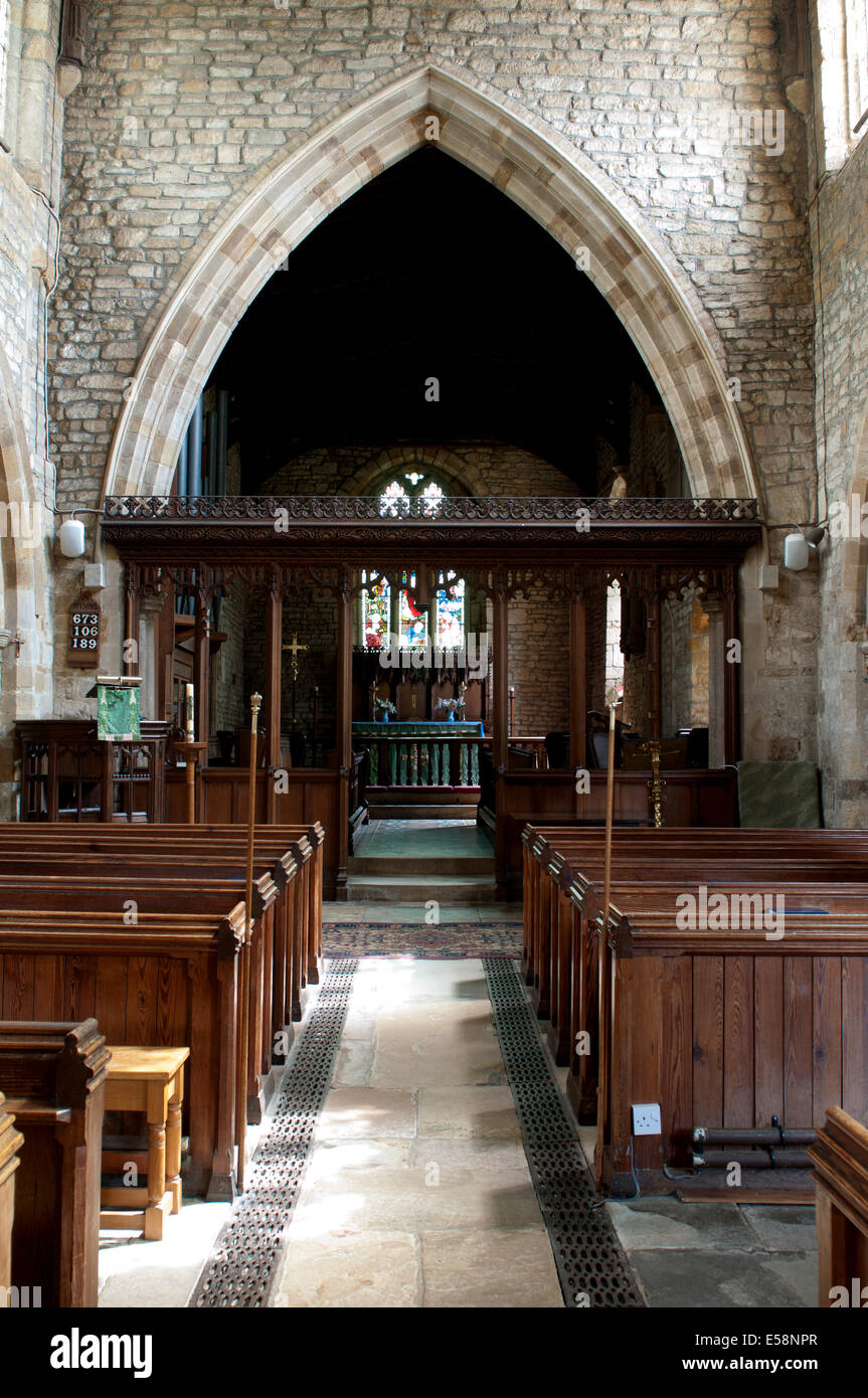 All Saints Church, West Haddon, Northamptonshire, England, UK Stock ...