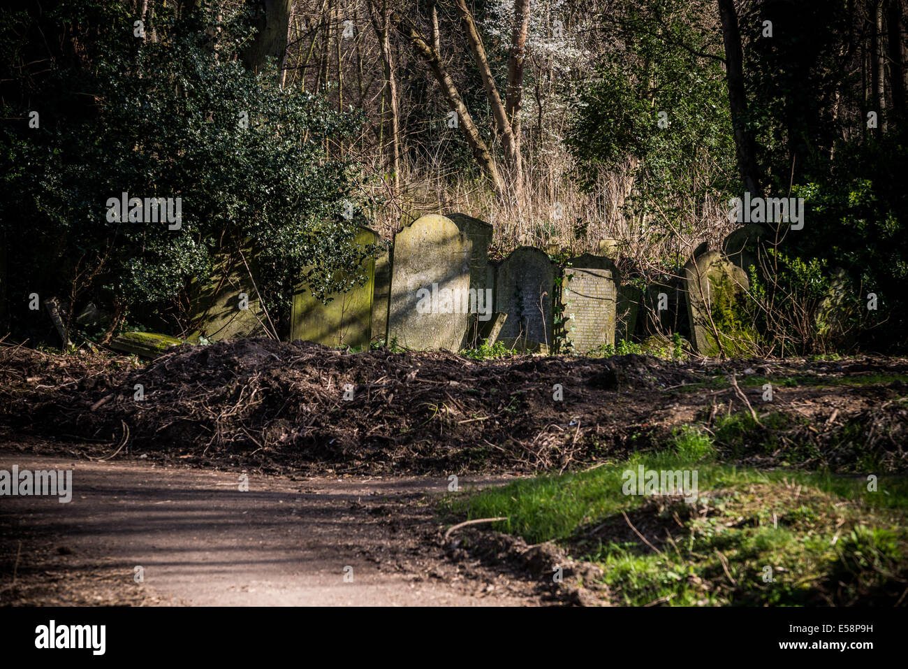 Tower Hamlets cemetery in East End of London Stock Photo - Alamy