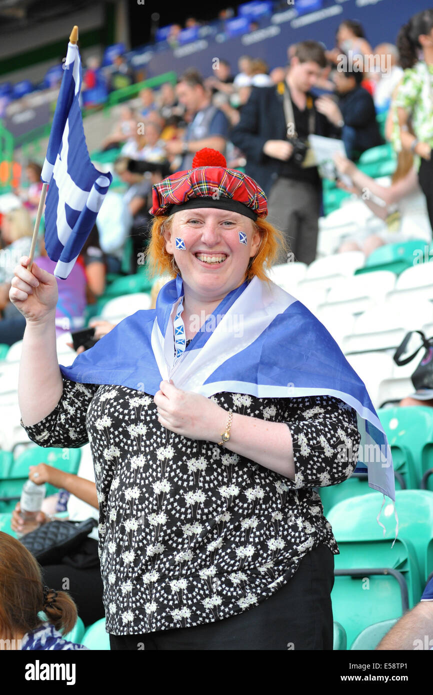Scotland commonwealth games woman hi-res stock photography and images ...