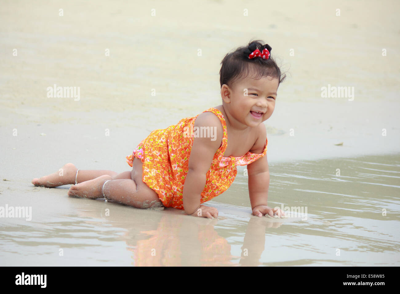 Eurasian baby girl hi-res stock photography and images - Alamy