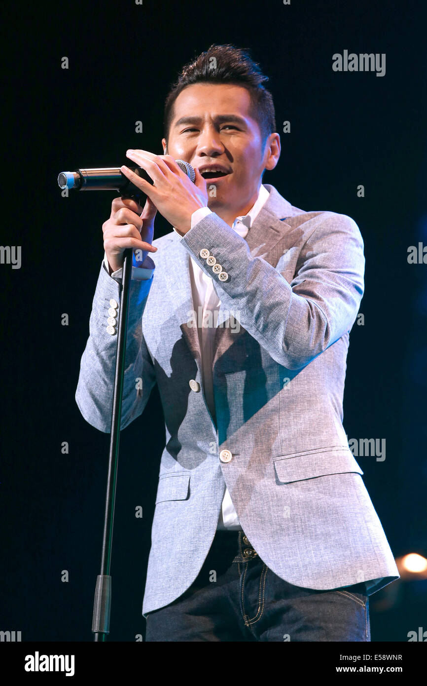 Toronto, Canada. 21st July 2014. Taiwan singer Gary Chaw (Cao Ge ...