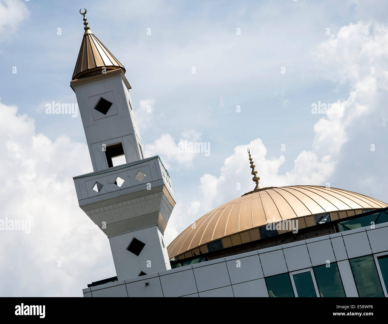 Esslingen, Germany. 23rd July, 2014. The Mosque, that is still built ...