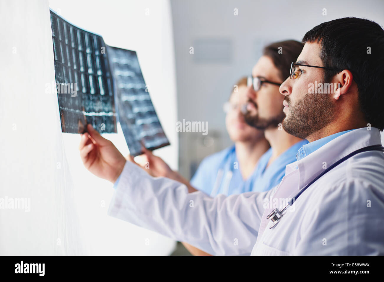 Young male radiologist showing hi-res stock photography and images - Alamy