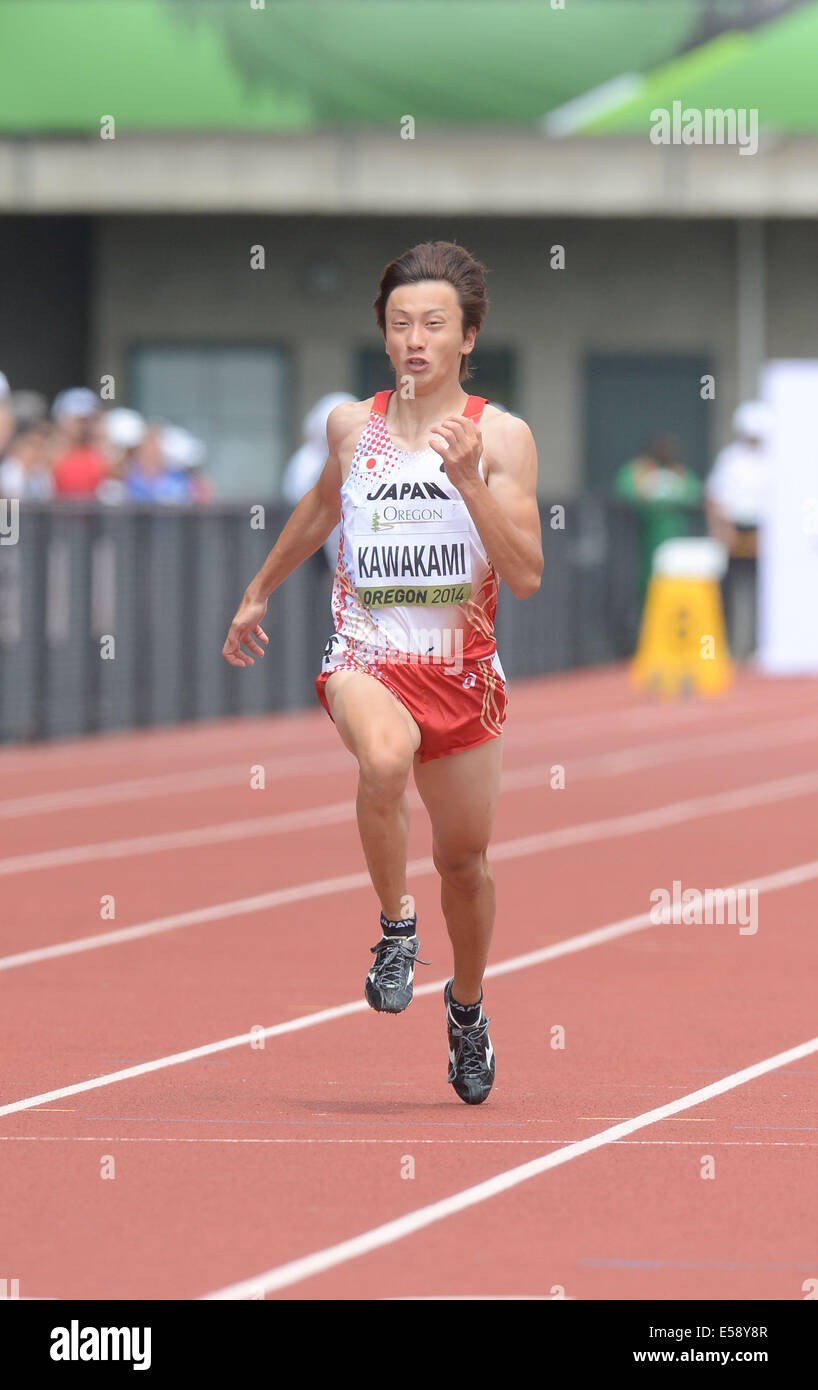 Eugene, Oregon, USA. 22nd July, 2014. Takuya Kawakami (JPN) Athletics : IAAF World Junior ...