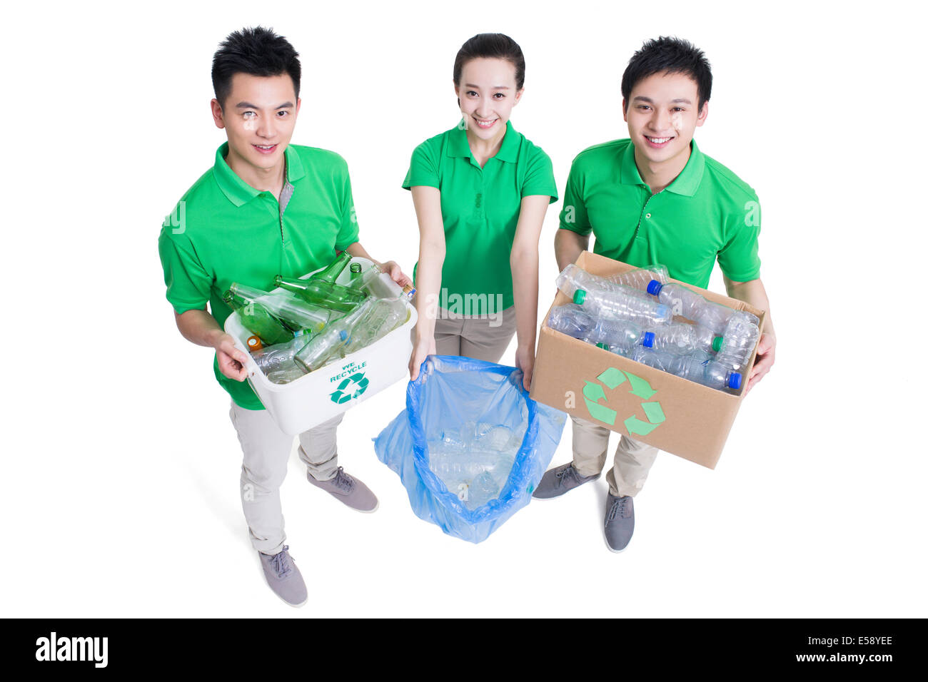Clothing recycling bin Cut Out Stock Images & Pictures - Alamy