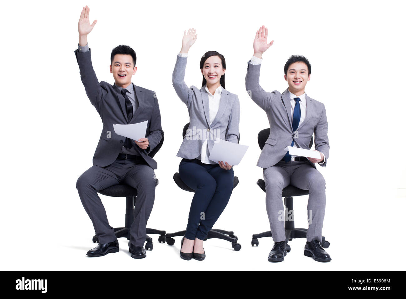 Candidates in an interview Stock Photo - Alamy