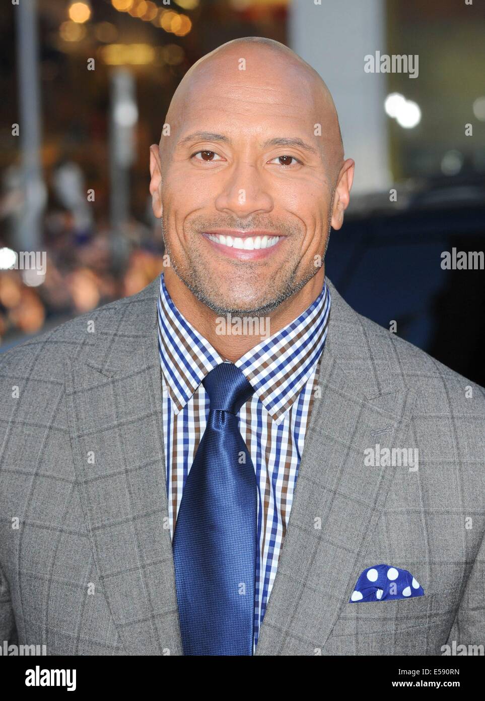 Los Angeles, CA, USA. 23rd July, 2014. Dwayne Johnson at arrivals for ...