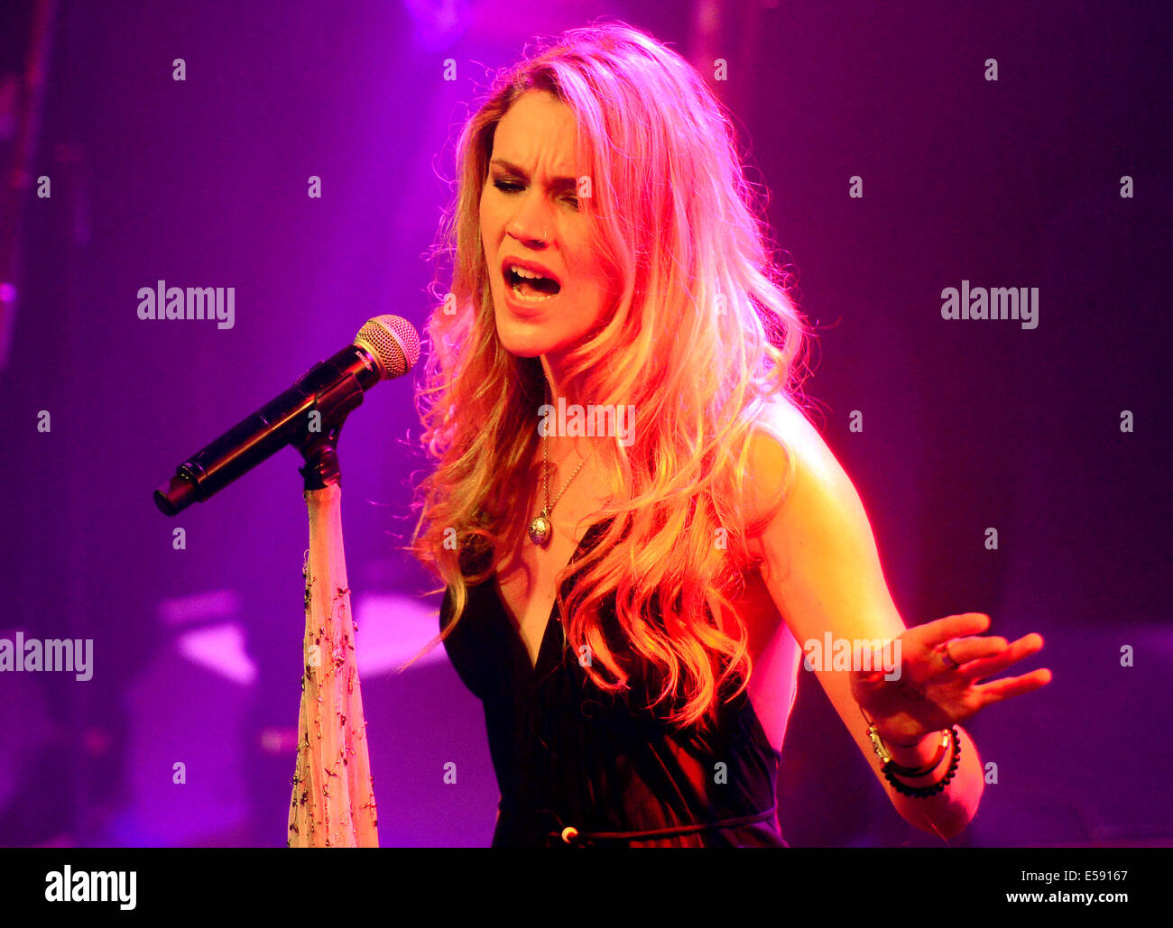 Prague, Czech Republic. 23rd July, 2014. British singer Joss Stone ...