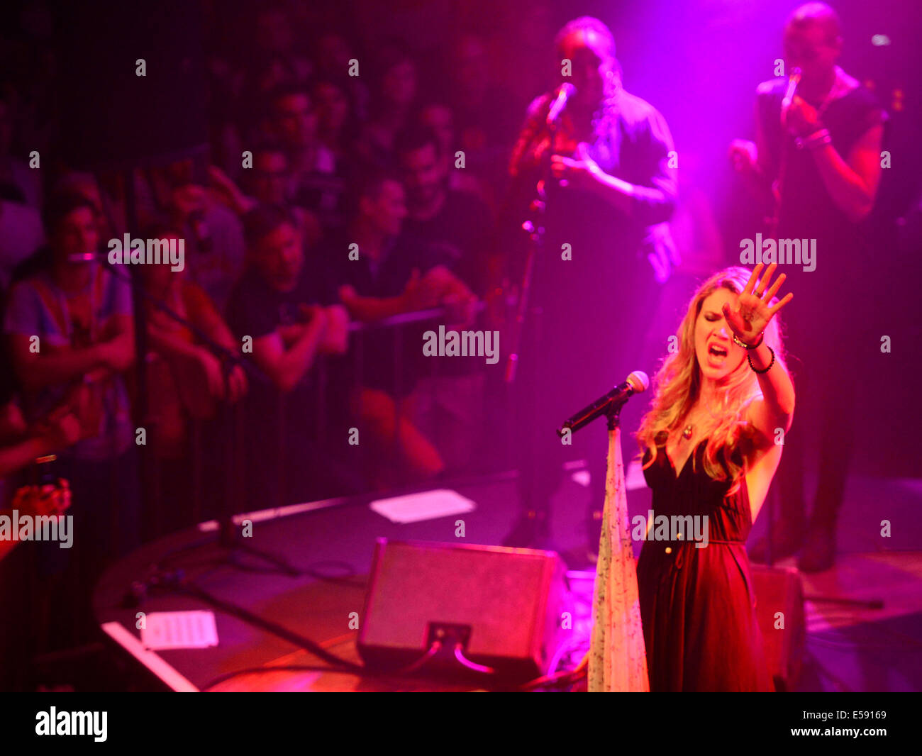 Prague, Czech Republic. 23rd July, 2014. British singer Joss Stone ...