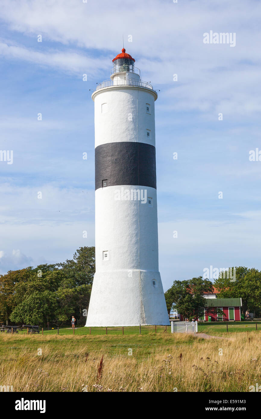 Lighthouse on the coast at oland in Sweden Stock Photo - Alamy