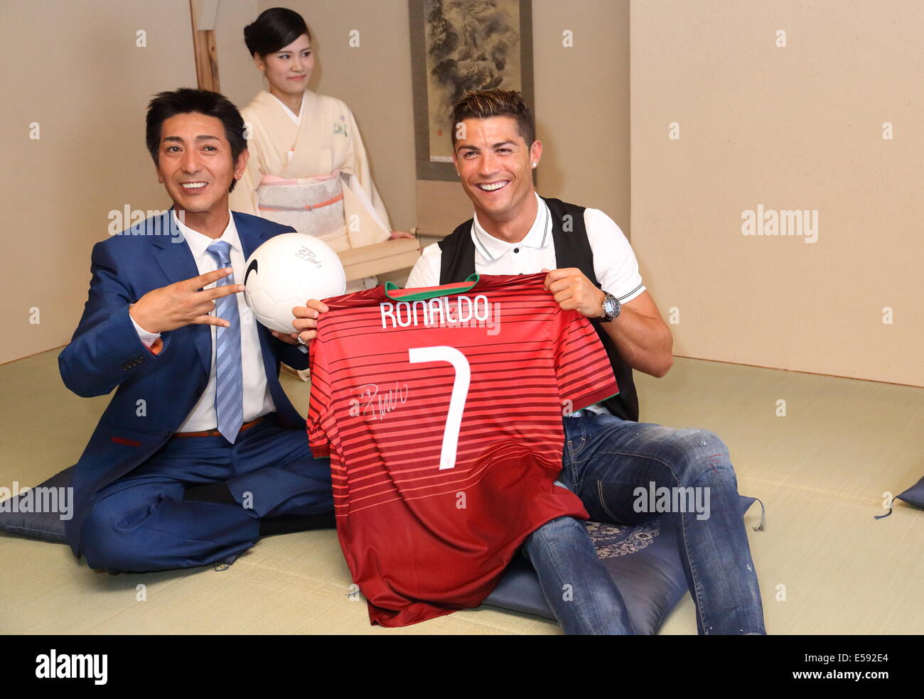 Aichi, Japan. 23rd July, 2014. Portuguese football player Cristiano ...