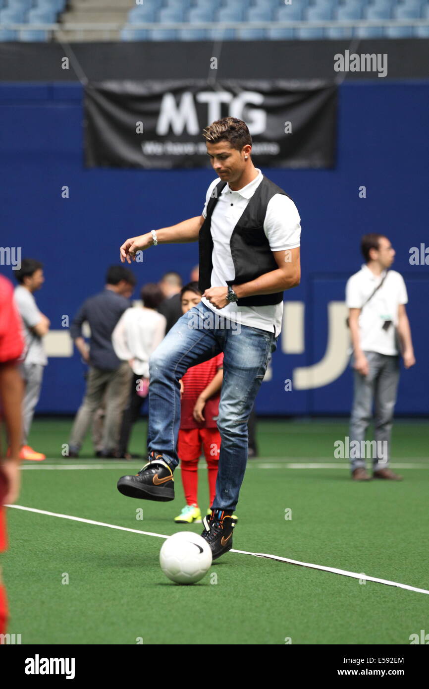 Aichi, Japan. 23rd July, 2014. Portuguese football player Cristiano ...
