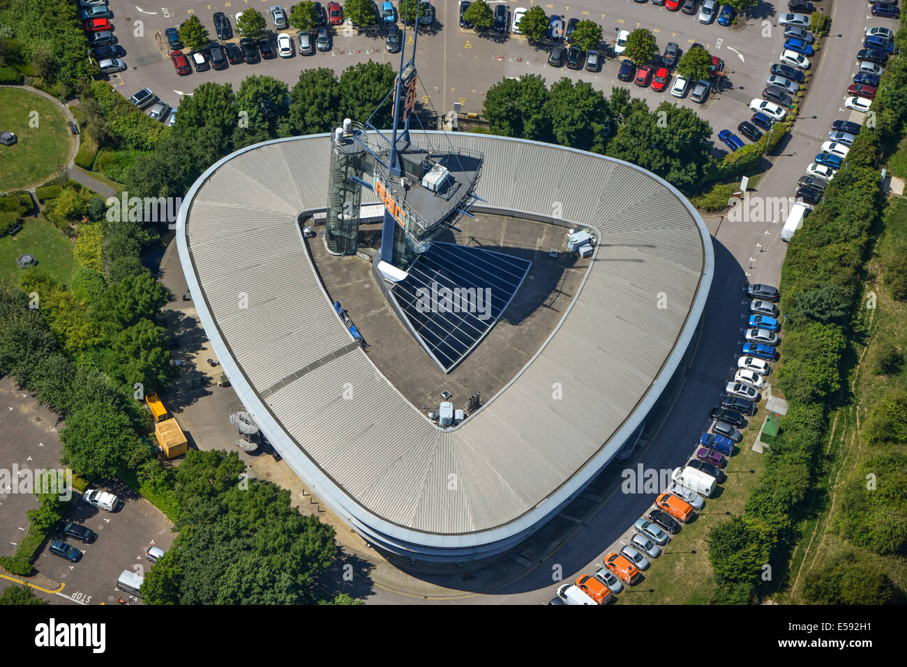 An aerial view showing the RAC offices at Bradley Stoke, Bristol Stock ...