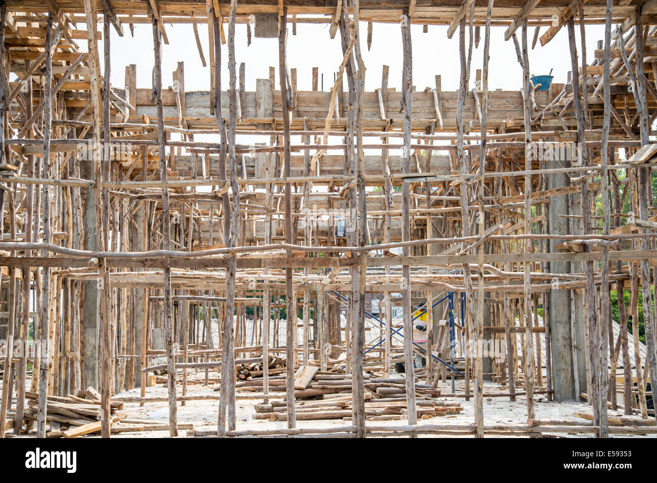 Wooden construction site hi-res stock photography and images - Alamy