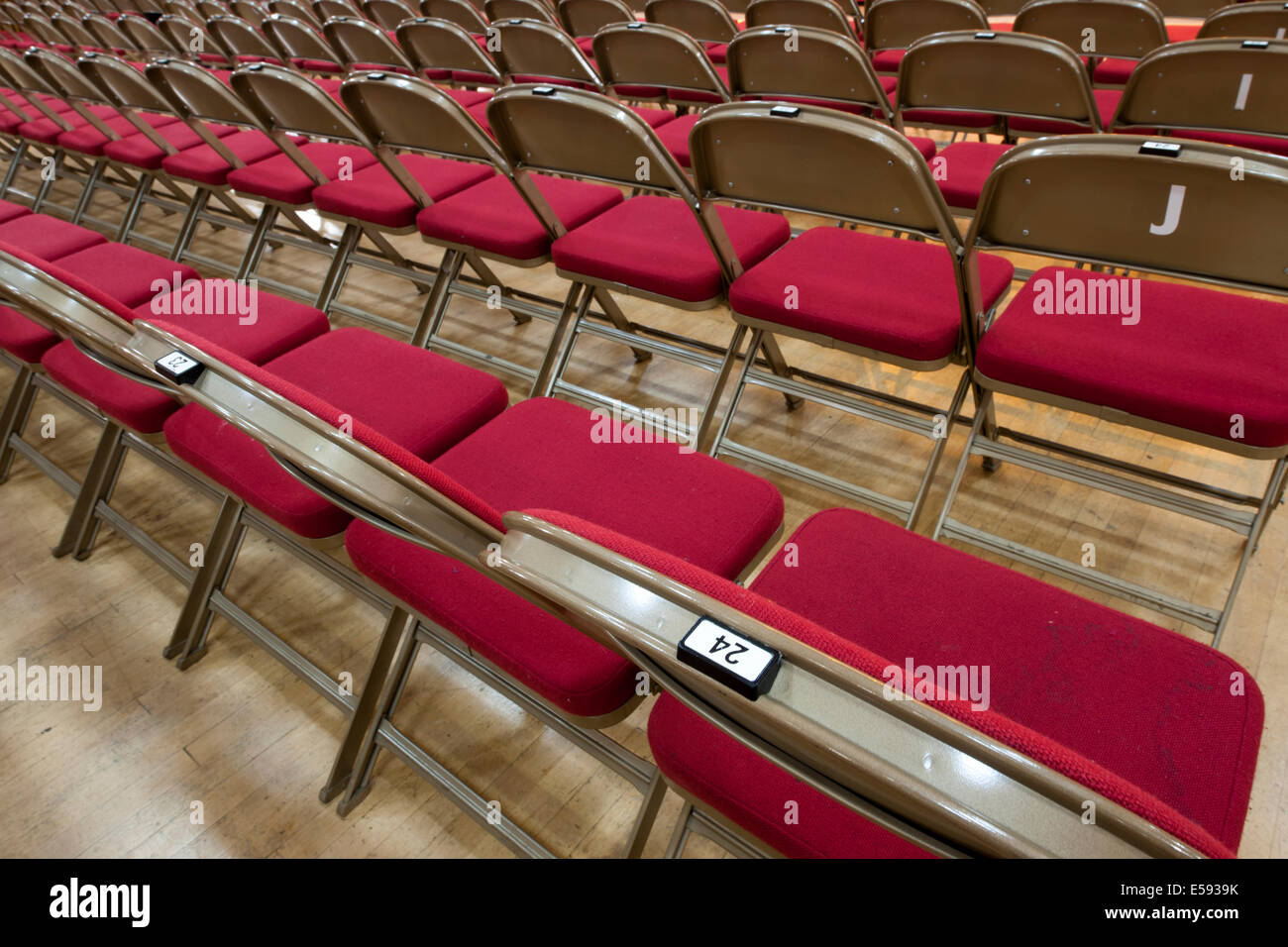 Hall chairs hi-res stock photography and images - Alamy