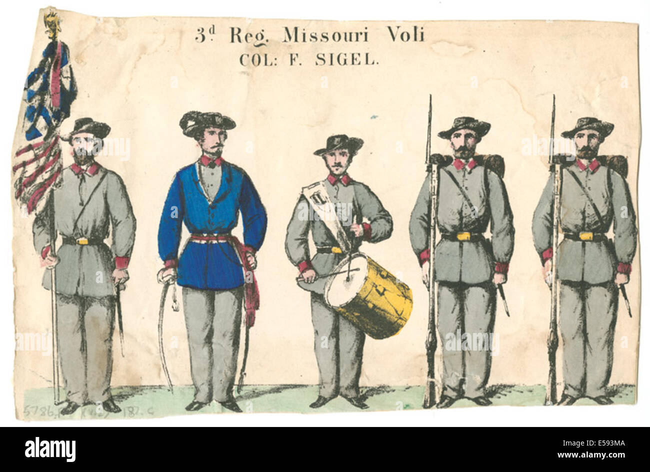 Missouri civil war soldiers hi-res stock photography and images - Alamy