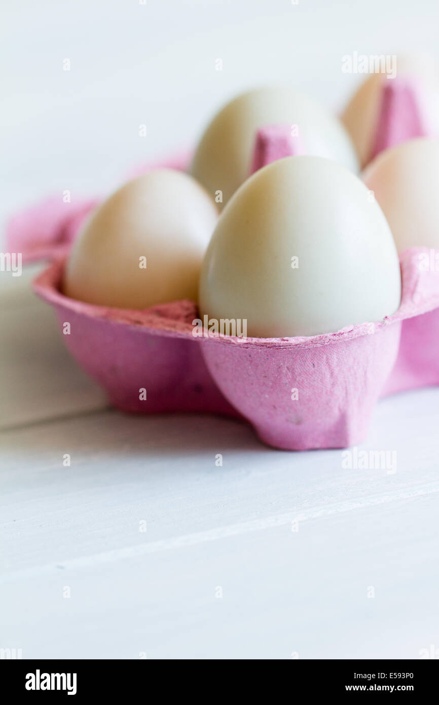 Series on boiled duck egg for breakfast, with toast soldiers Stock ...