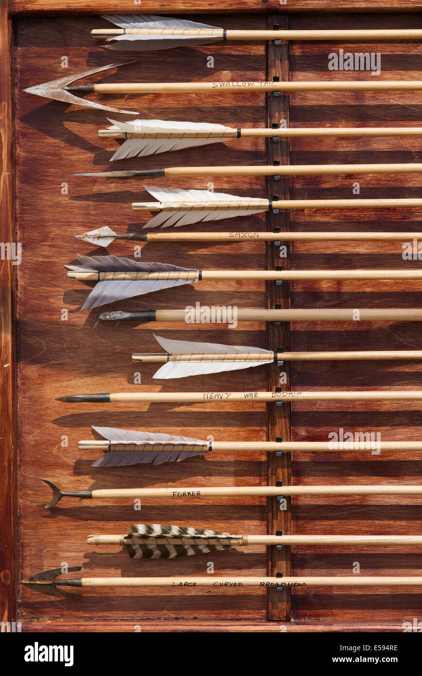 Assorted medieval arrowheads hi-res stock photography and images - Alamy