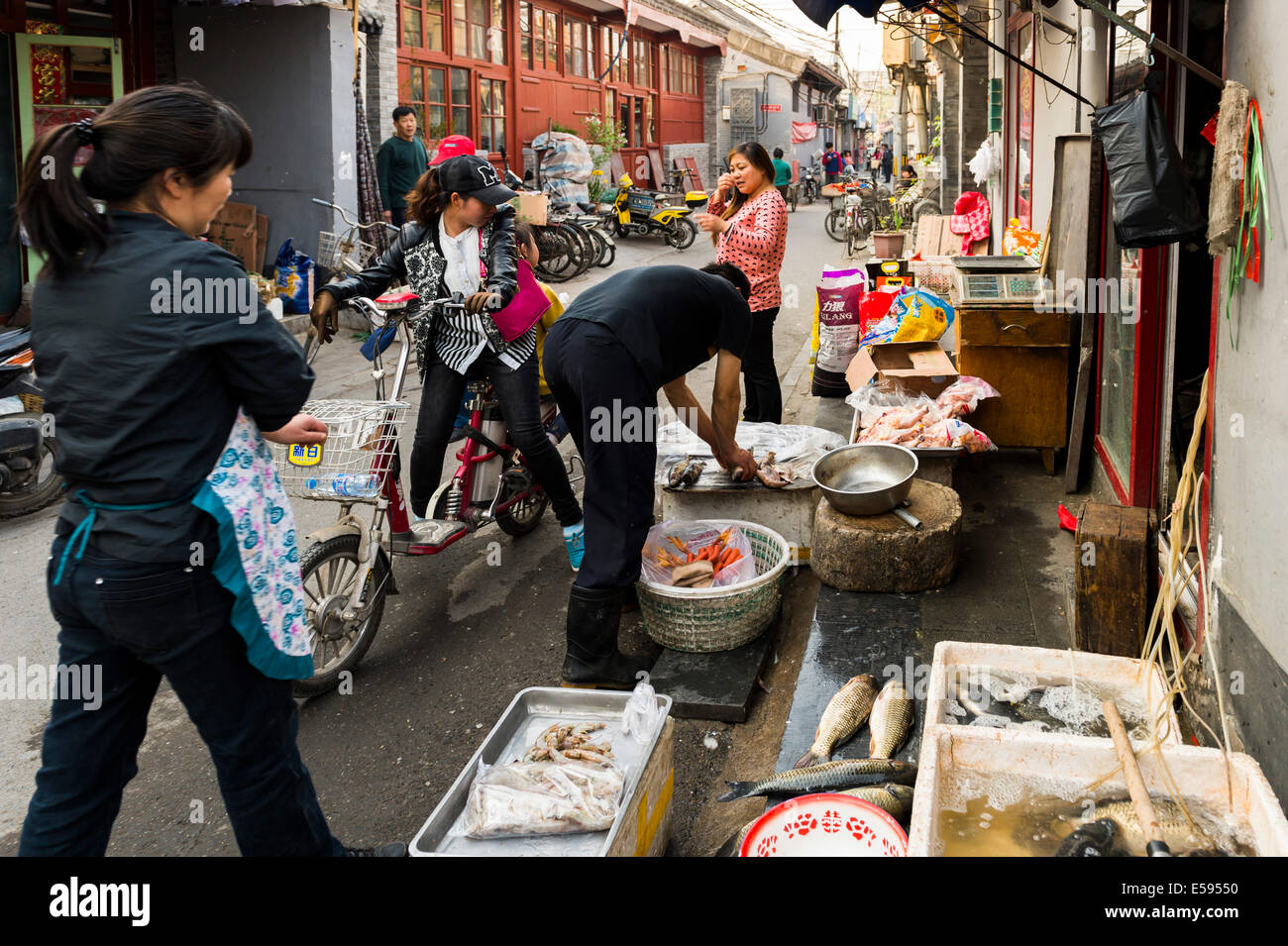 around the Dazhalan Jie April 2014 Stock Photo - Alamy