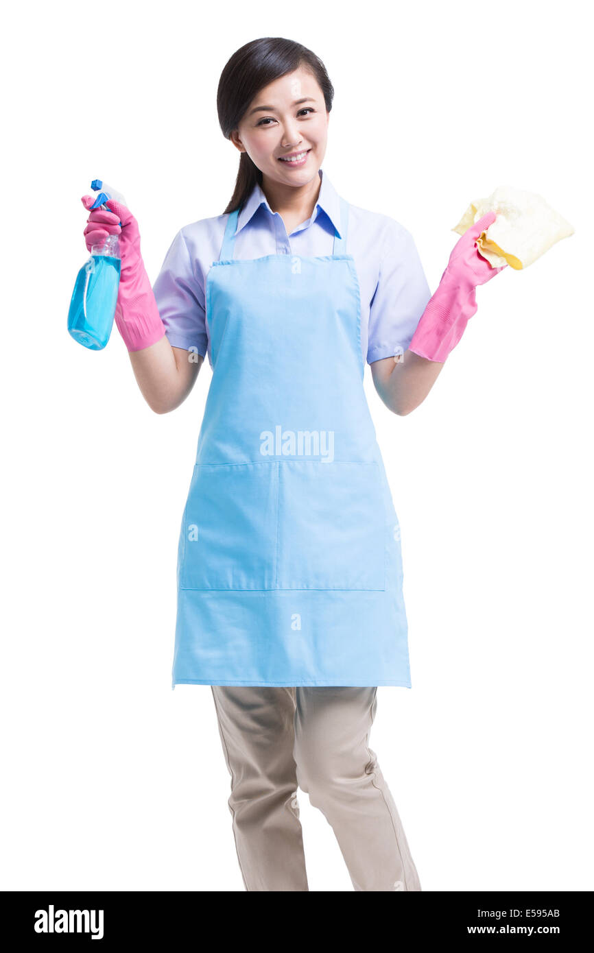 Cleaner women hi-res stock photography and images - Alamy